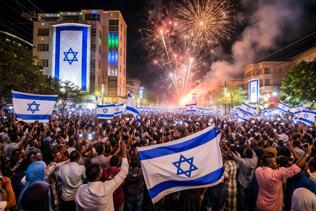 Hargeisa erupts in celebration as Israel becomes first UN state to recognize Somaliland ...