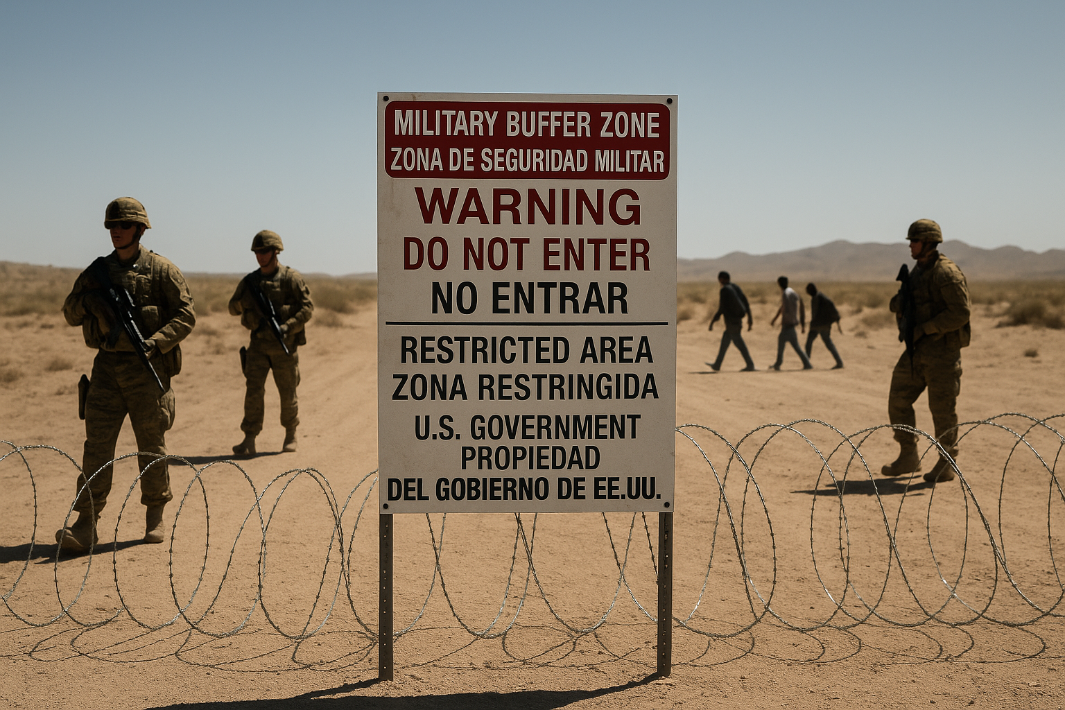 America Militarizes the Border: 170-Mile Buffer Zone Declared Off ...