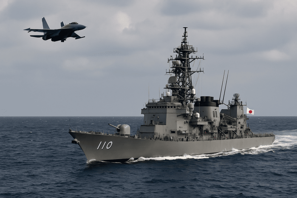Jet Provocation, Naval Response: Japan’s Stealth Destroyer Stirs China ...