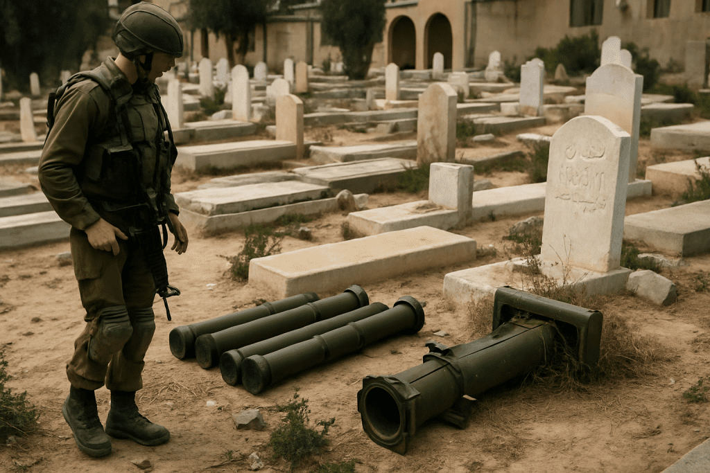 🪦 Grave warfare? Israeli troops find Gaza missiles buried in Daraj ...