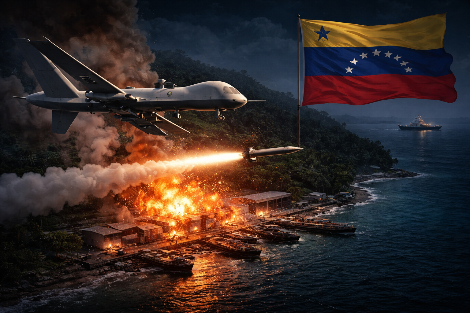 First U.S. strike on Venezuelan soil revealed as CIA destroys drug ...